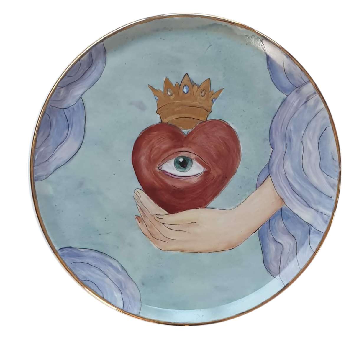 Lithian Ricci Design - Fortune - THE PEACE AND LOVE Plate